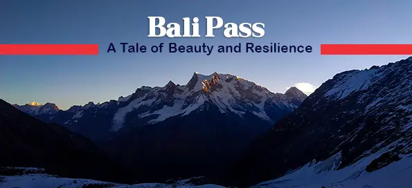 Bali Pass Trek - Safety Tips, Trek Details, Cost