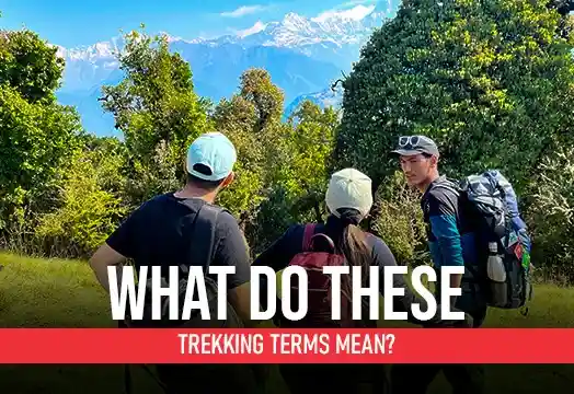 What do these trekking terms mean?