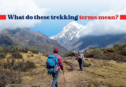What do these trekking terms mean?