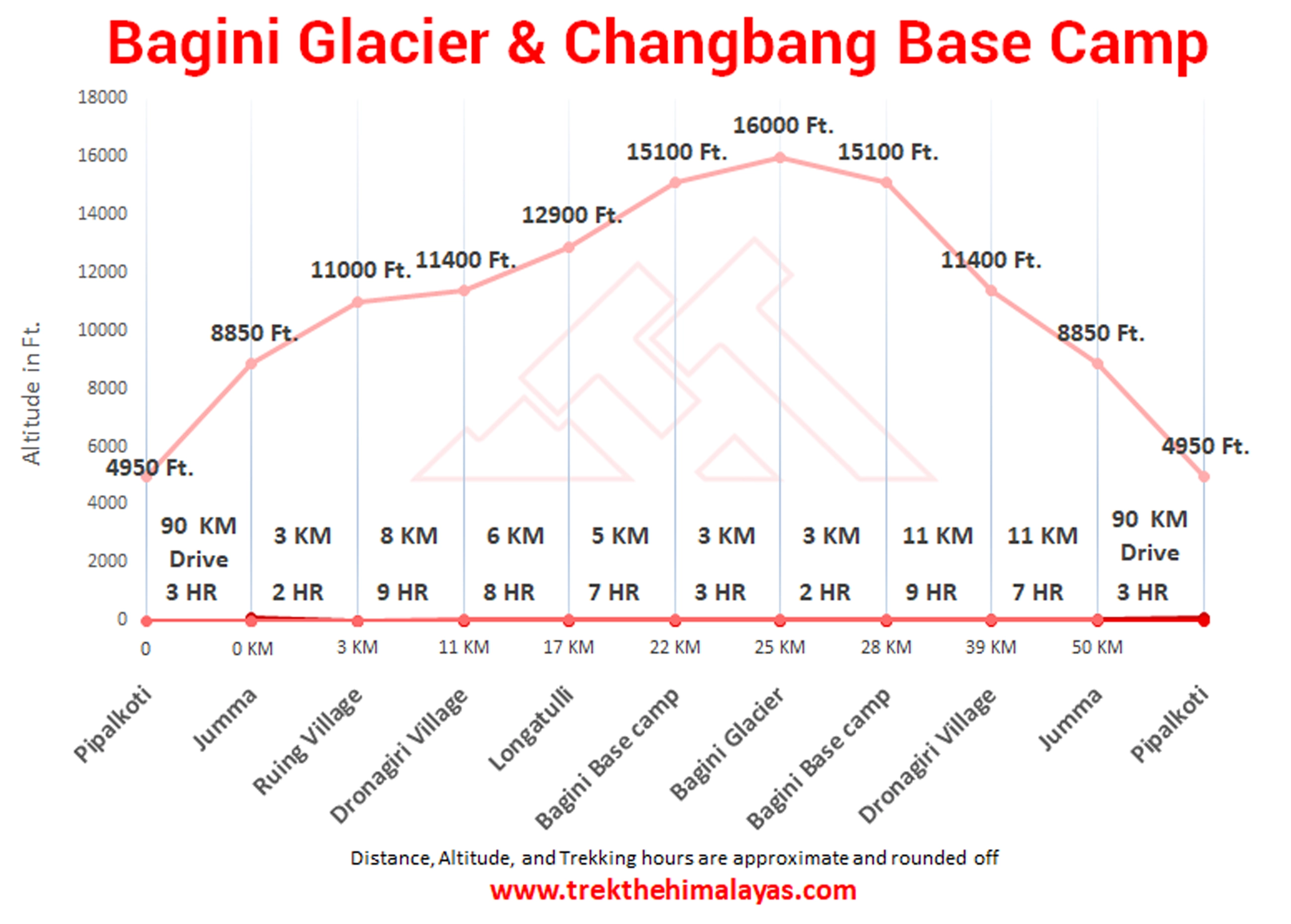 Bagini Glacier Trek - Trek Itinerary, Difficulty, Safety Tips